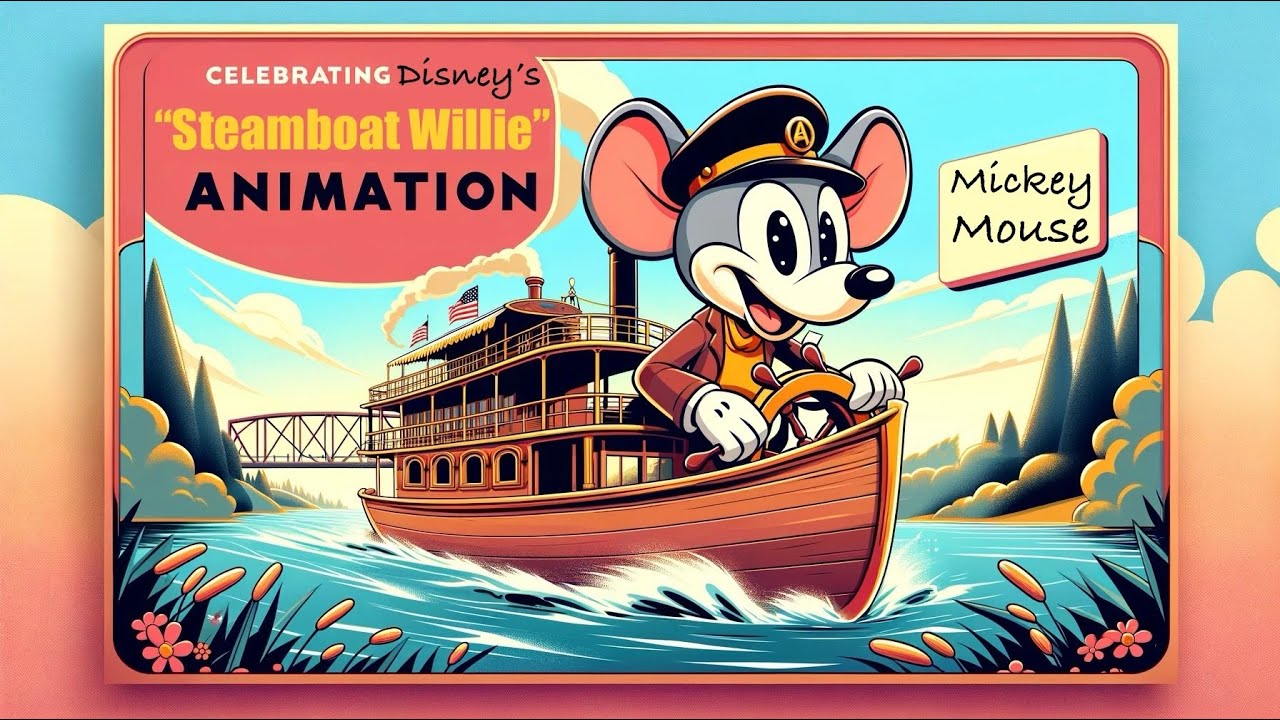 🎬 Steamboat Willie 🐾😻 Walt Disney’s Mickey Mouse 💗 Honor Mickey’s ...