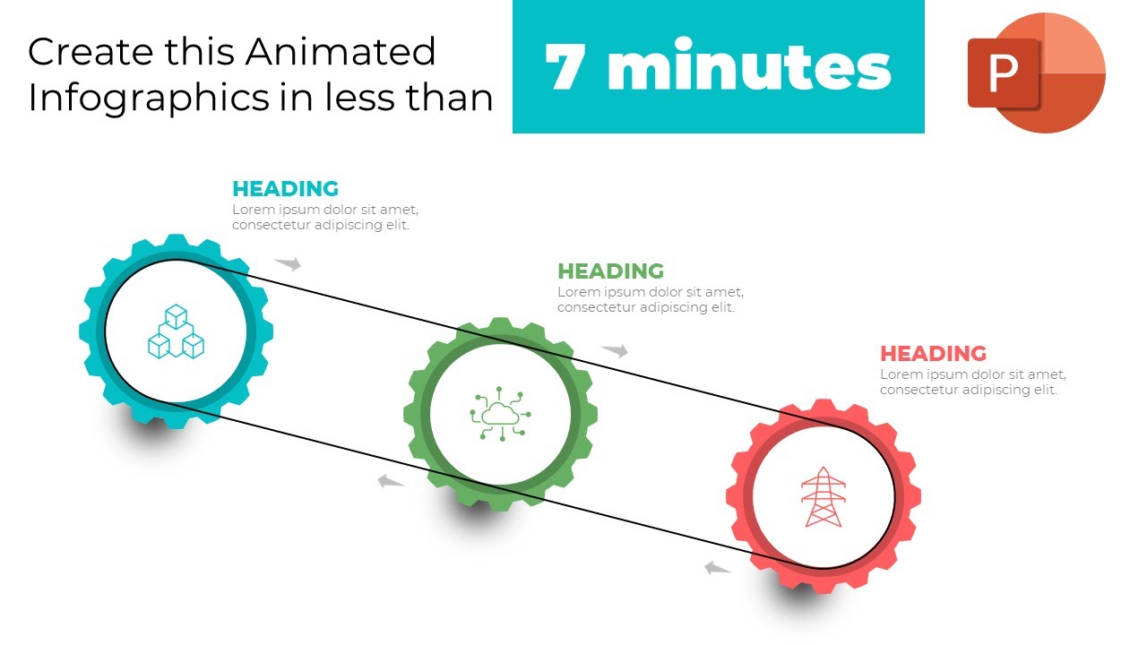 How to create infographics & convert to GIF Animation using PowerPoint ...