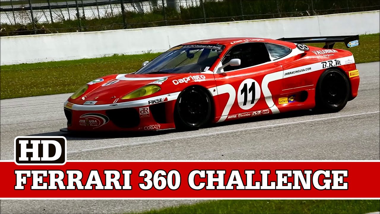 Ferrari 360 Challenge on track SOUND - YouTube