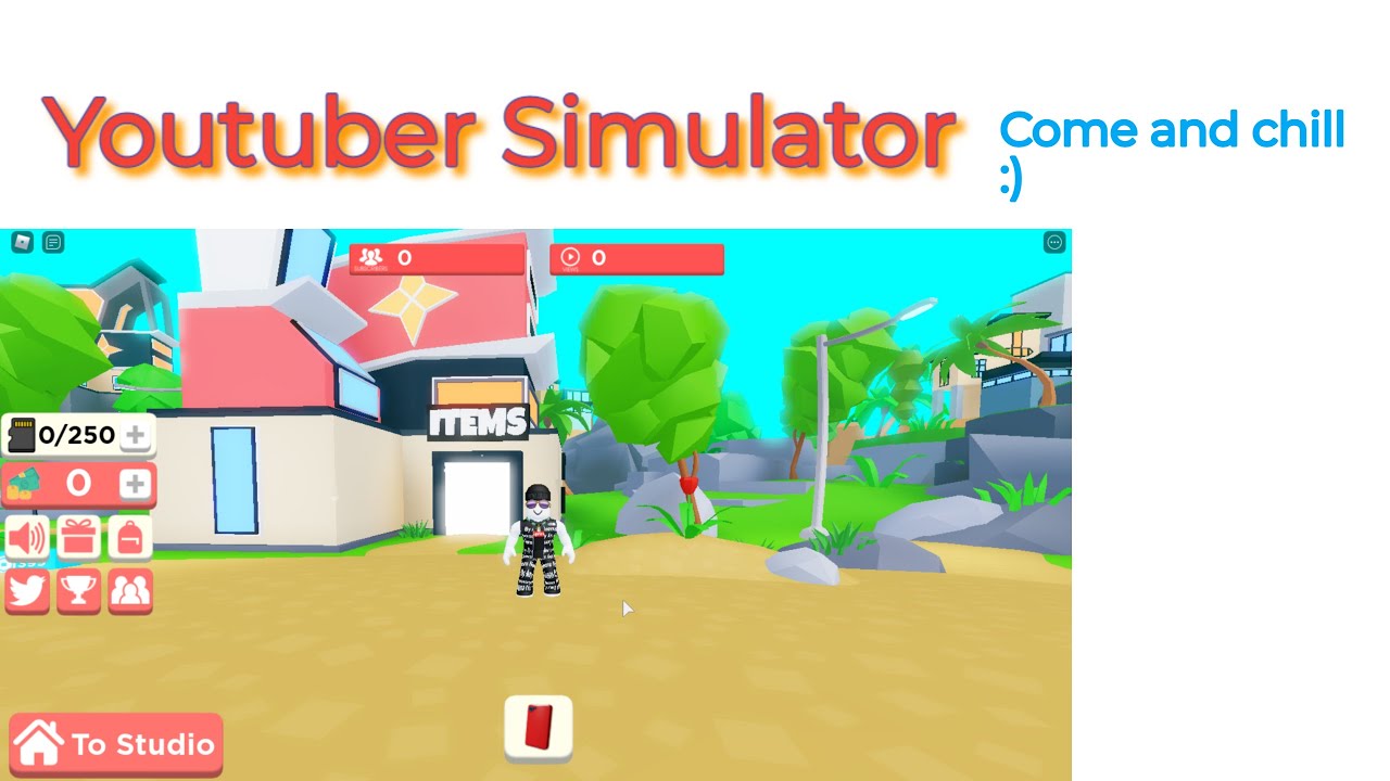 Roblox Youtuber Simulator ( I Am A Pro ) - YouTube
