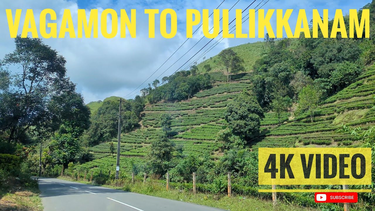 Vagamon to Pullikkanam | Beautiful scenic route | 4K #vagamon #kerala # ...