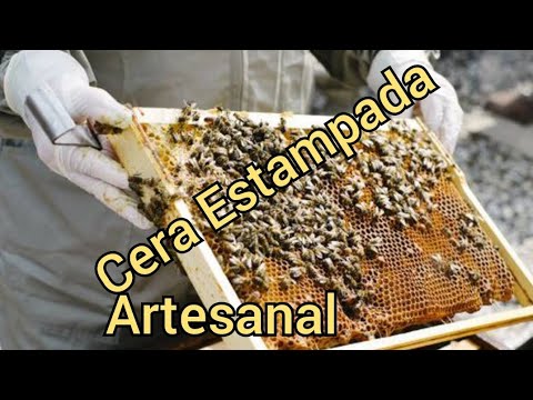 Así se realiza, lamina de cera estampada artesanal!! - YouTube