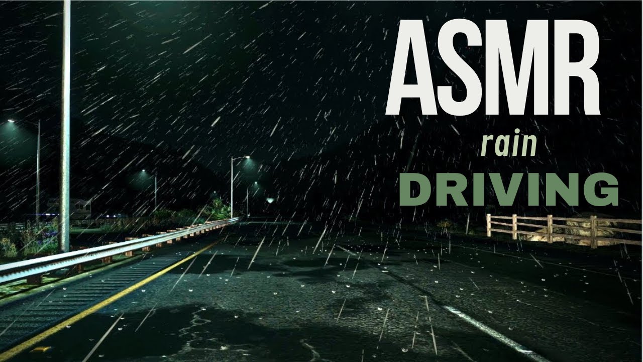 ASMR driving - rain and driving sounds | GTA 5 - YouTube