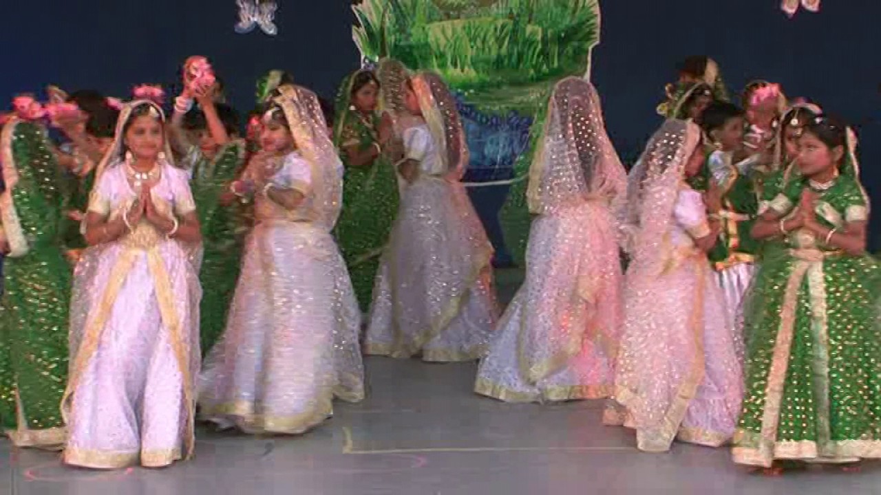 Annual day celebration of St. Arnold's Co ed school palda - YouTube