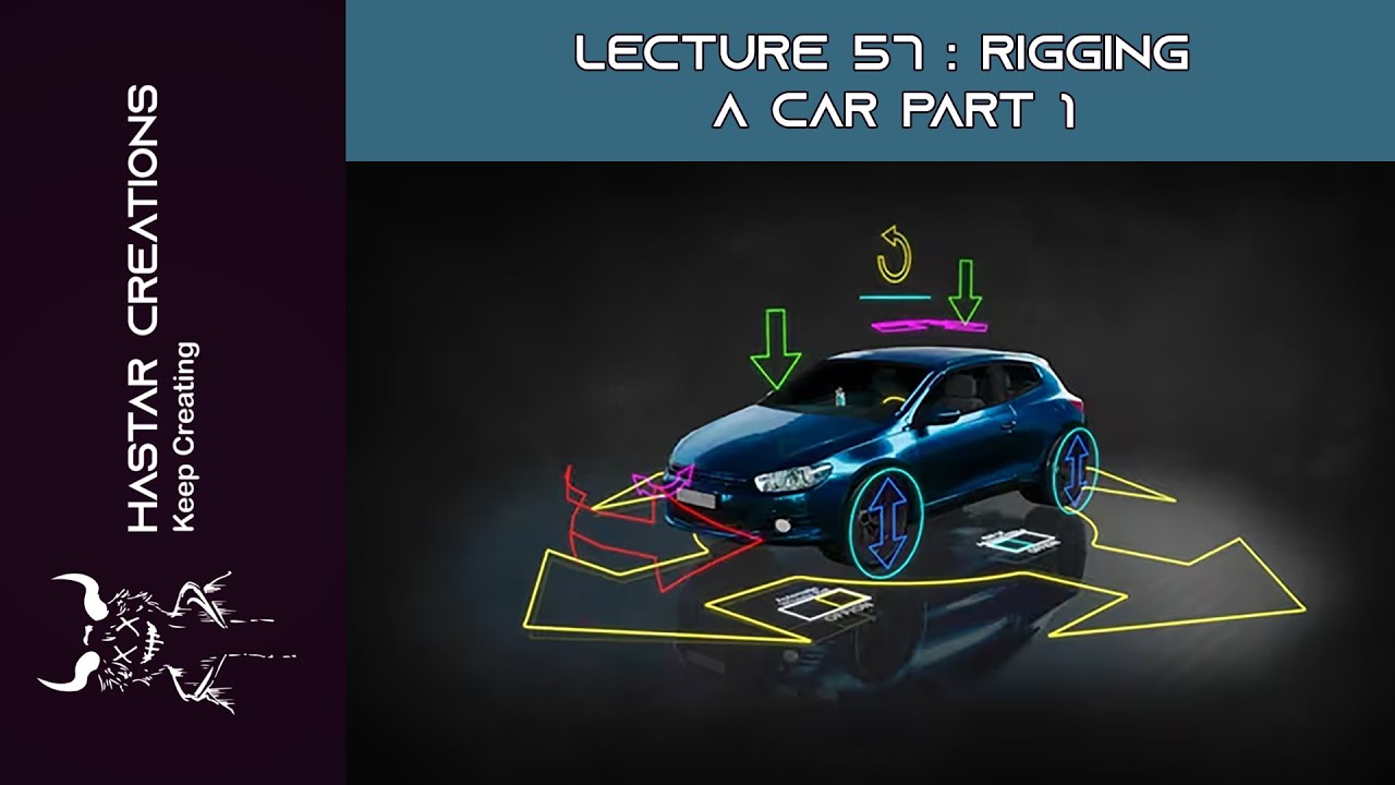 Autodesk Maya Lecture 57 - Rigging A Car Part 1 | Hastar Creations ...