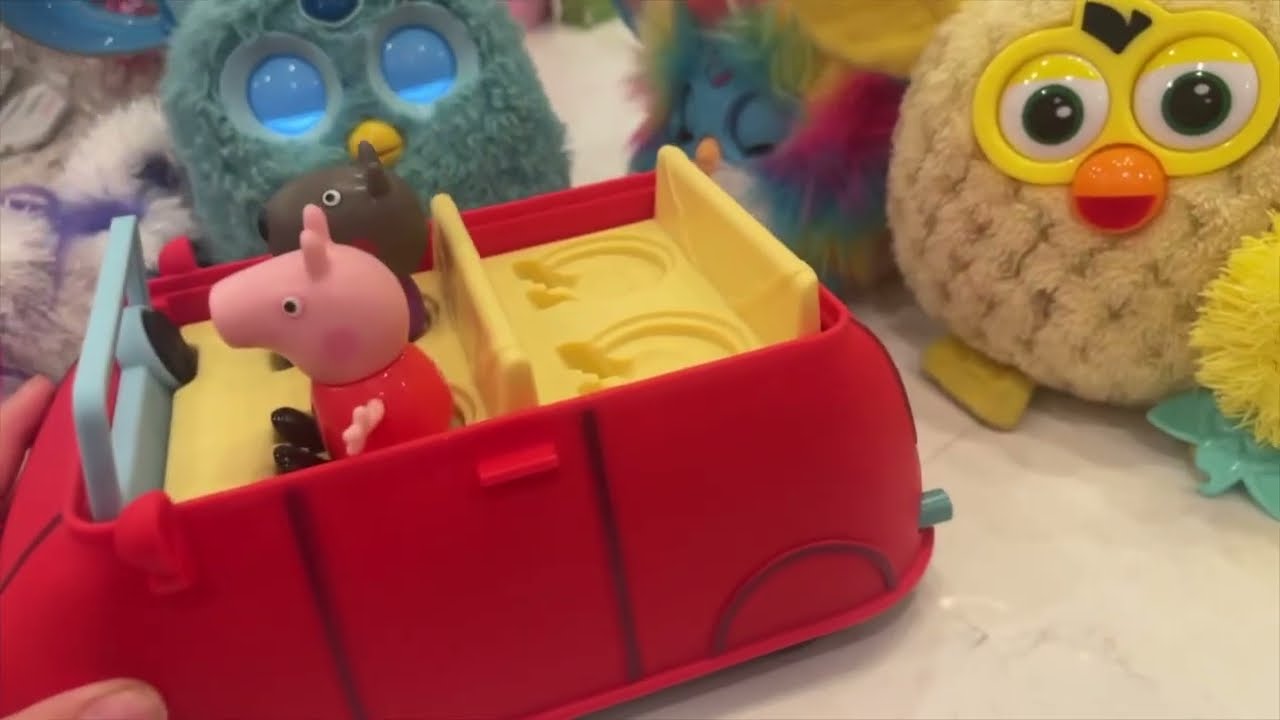 Furbies hang out at Mimi's house and have a birthday party. - YouTube