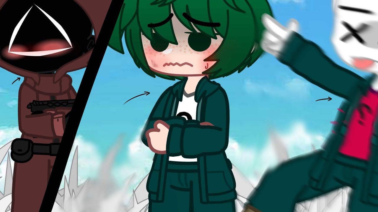 Triangle is protecting Midoriya😳👊💞💕 || TdDk💕 || mha/bnha × Squid game ...
