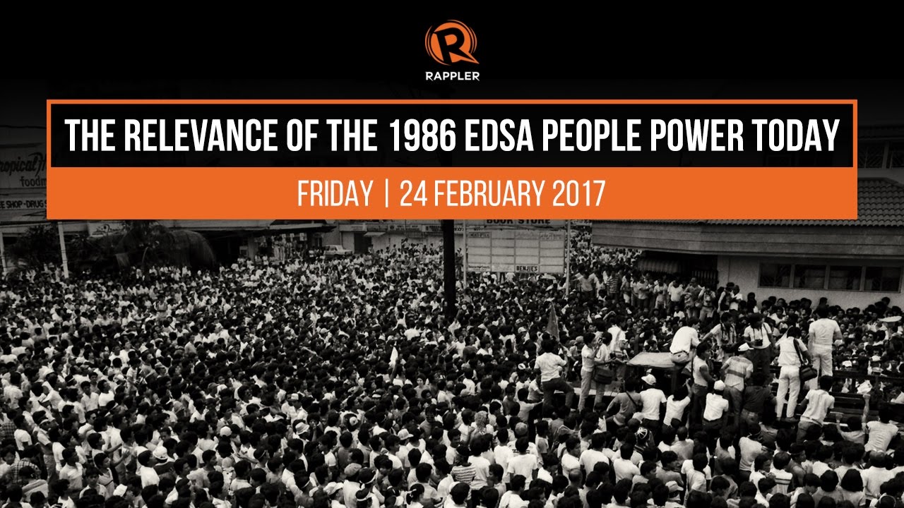 LIVE: The relevance of the 1986 EDSA People Power today - YouTube