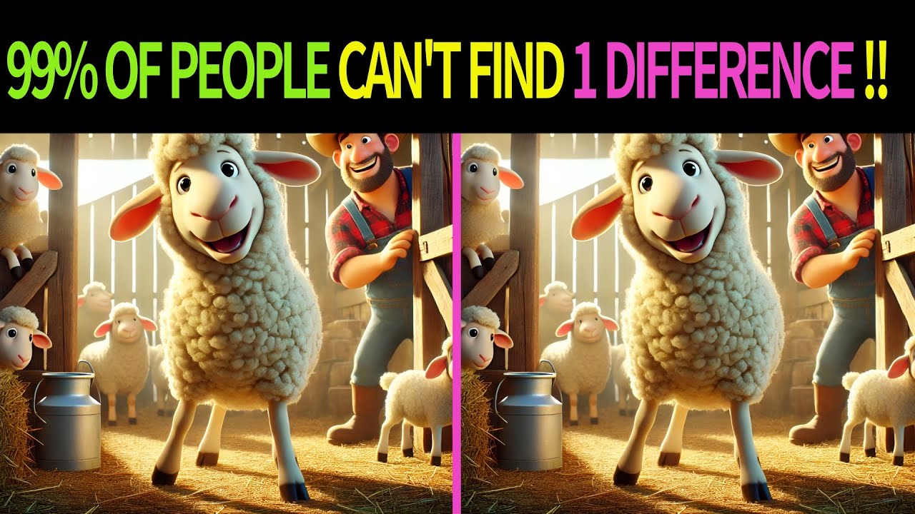 99% of people can't find 1 difference !! [Spot the difference] No.11 ...