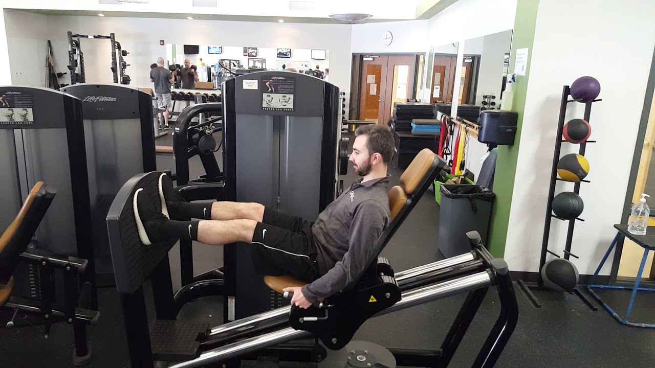 Life Fitness Leg Press - YouTube