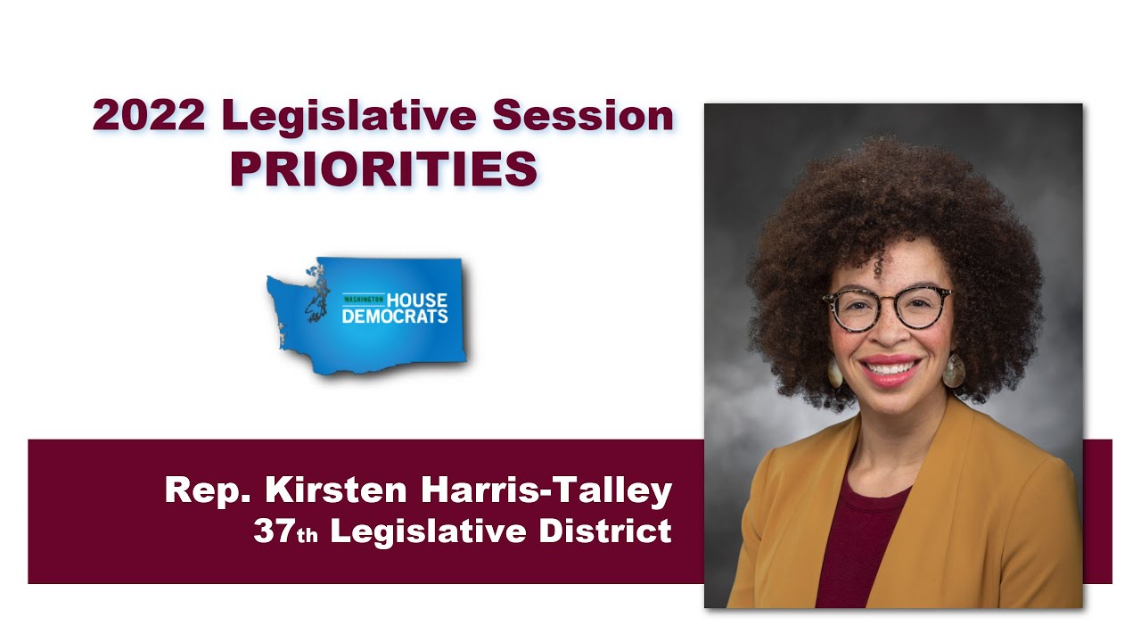 Rep. Kirsten Harris-Talley on her 2022 Priorities - YouTube