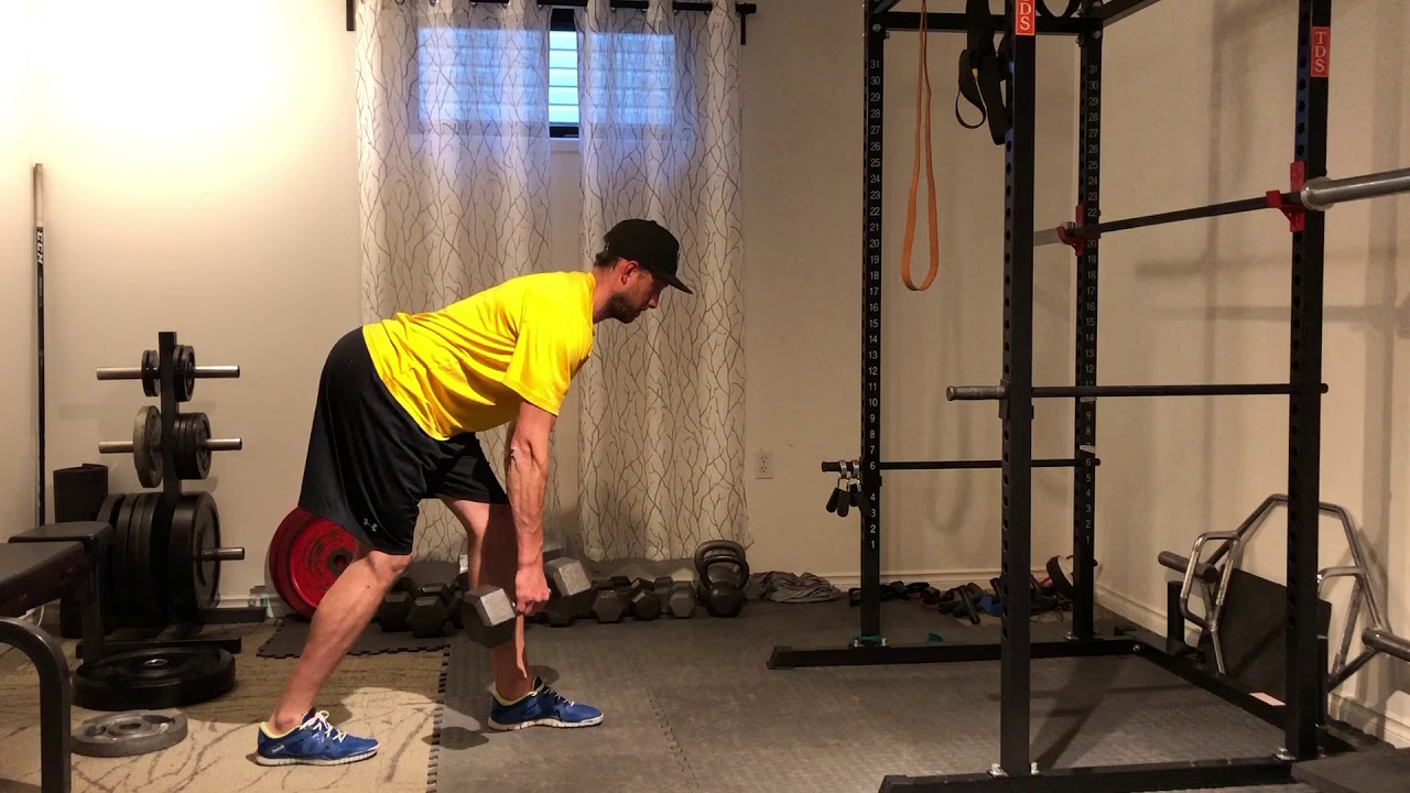 DB Split Stance RDL - YouTube