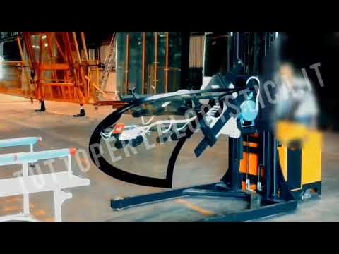 Carrello Elevatore a Timone per VETRO SB/2512 - YouTube