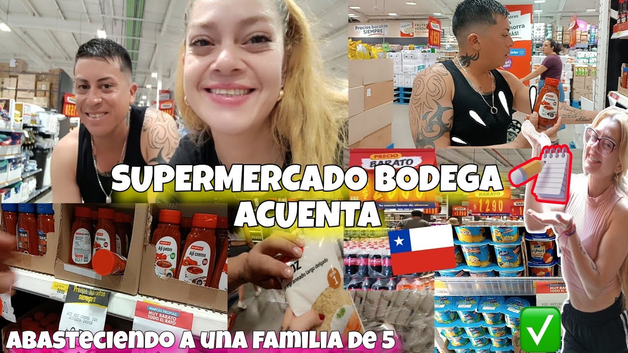 $68 MIL PESOS en SUPERMERCADO BODEGA ACUENTA CHILE 🇨🇱| ABASTECEMOS LA ...