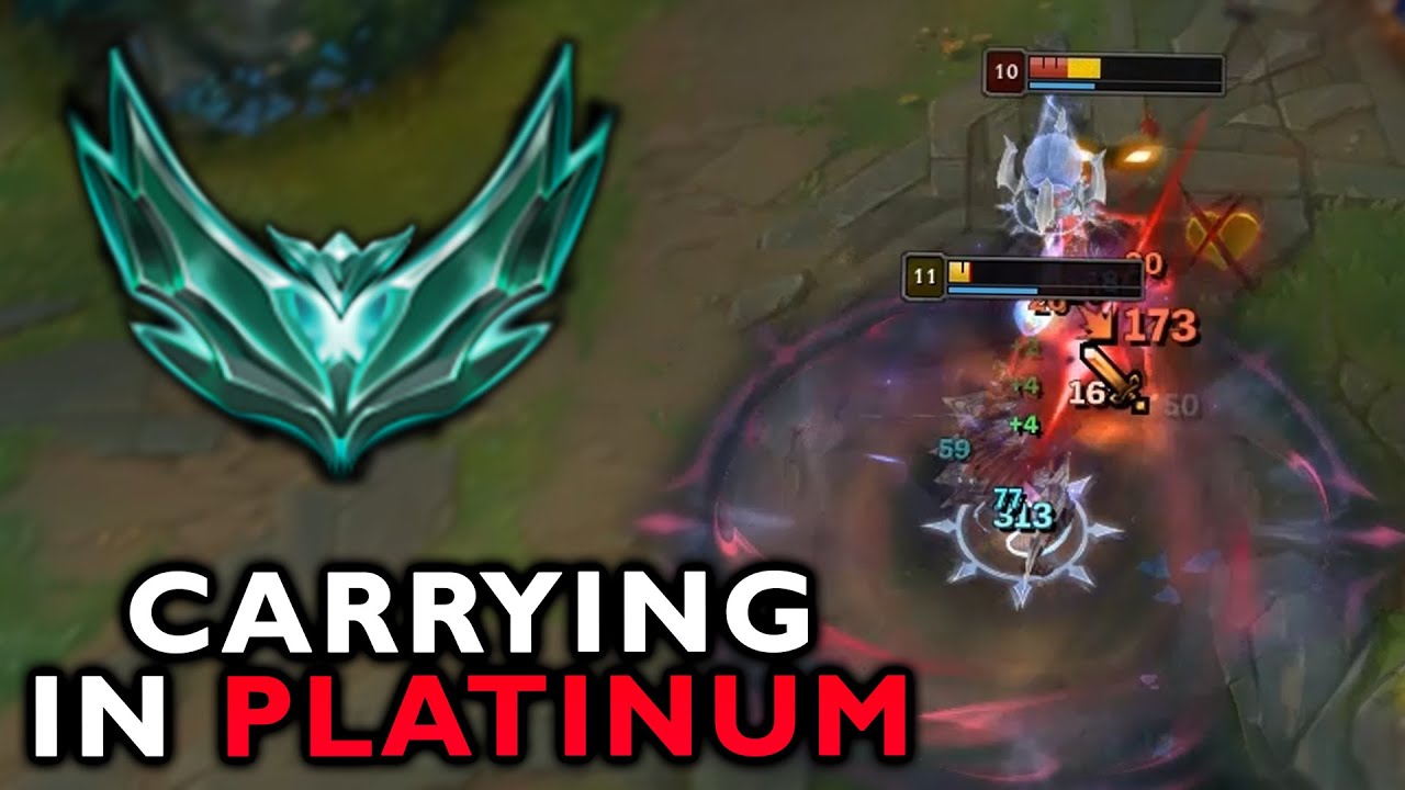 This is how EASY Platinum Elo is in League of Legends - YouTube