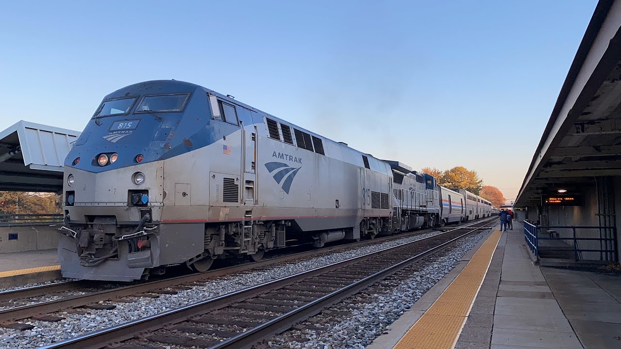 Amtrak's Capitol Limited Train 29 (13) @ Rockville, Maryland w/ 5 ...