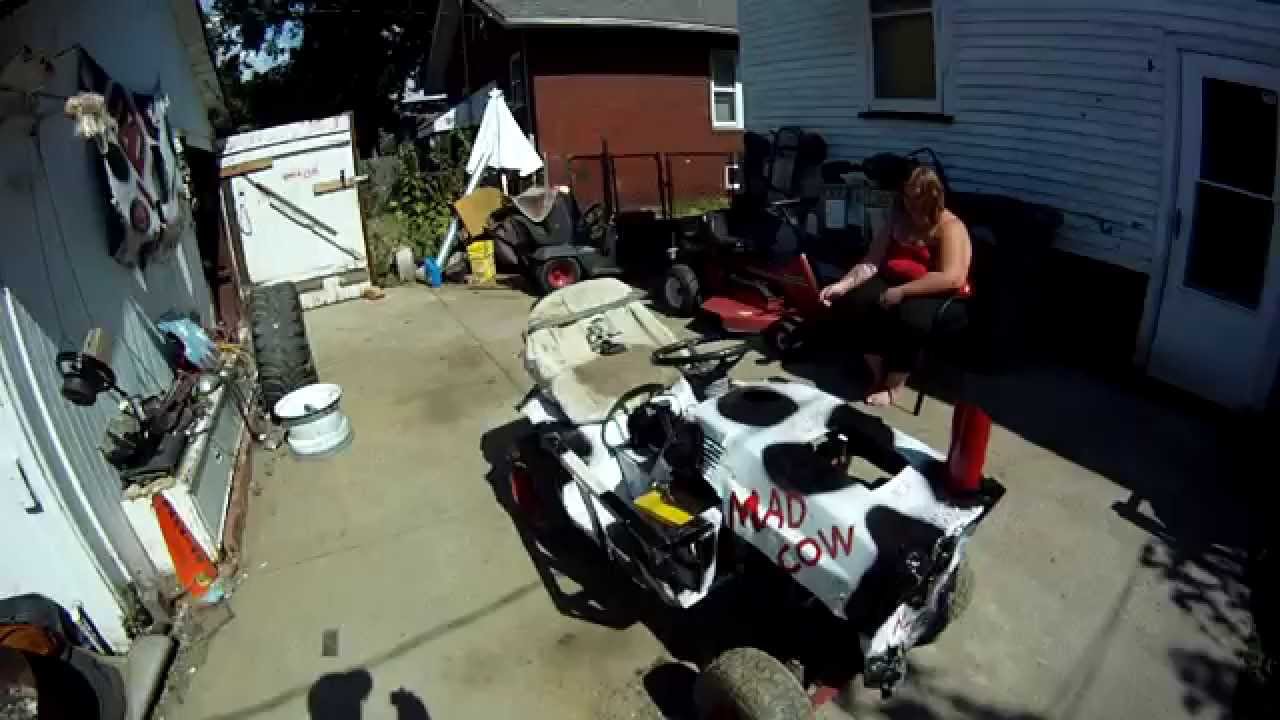 Cory Apple Fest Mower Derby - Aftermath Of My Mower - YouTube