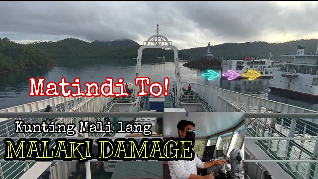 RoRo vessel Docking at Port of Balanacan! Matindi toh! - YouTube