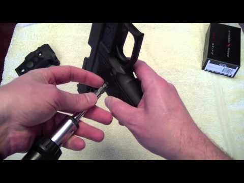 Crimson Trace Laser grips on a Sig Sauer P229