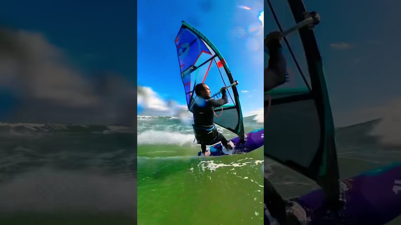 #shorts windsurfing backloop inside 360 view HARNESS MOUNT - YouTube