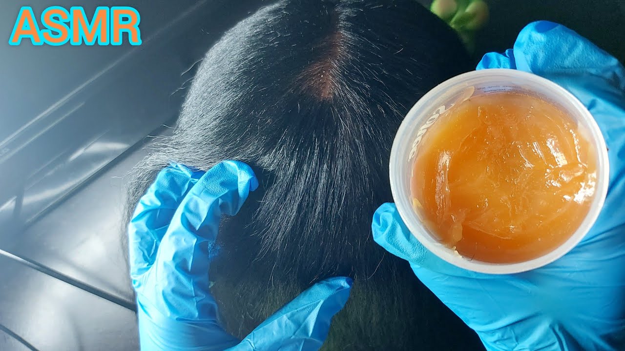 ASMR | Scalp Greasing & Massage - YouTube