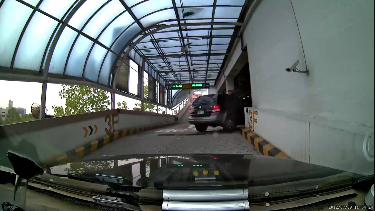 [hyundai-mnsoft softman R700] Full HD 주행영상(실내주차장) - YouTube
