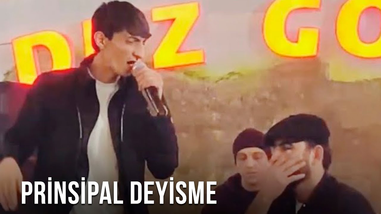 Prinsipal Deyisme.Yerinde tutulan qafiye.İlqar &Balaeli.Halalin yaninda ...
