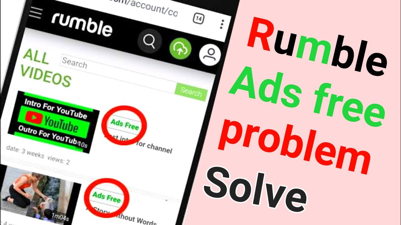 Rumble ads free problem solve || how to solve rumble ads free problem ...