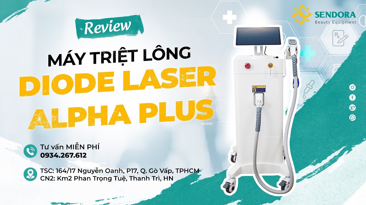 HƯỚNG DẪN SỬ DỤNG MÁY TRIỆT LÔNG DIODE LASER ALPHA 3 #sendora #máy_triệt_lông #thiết_bị_spa # ...