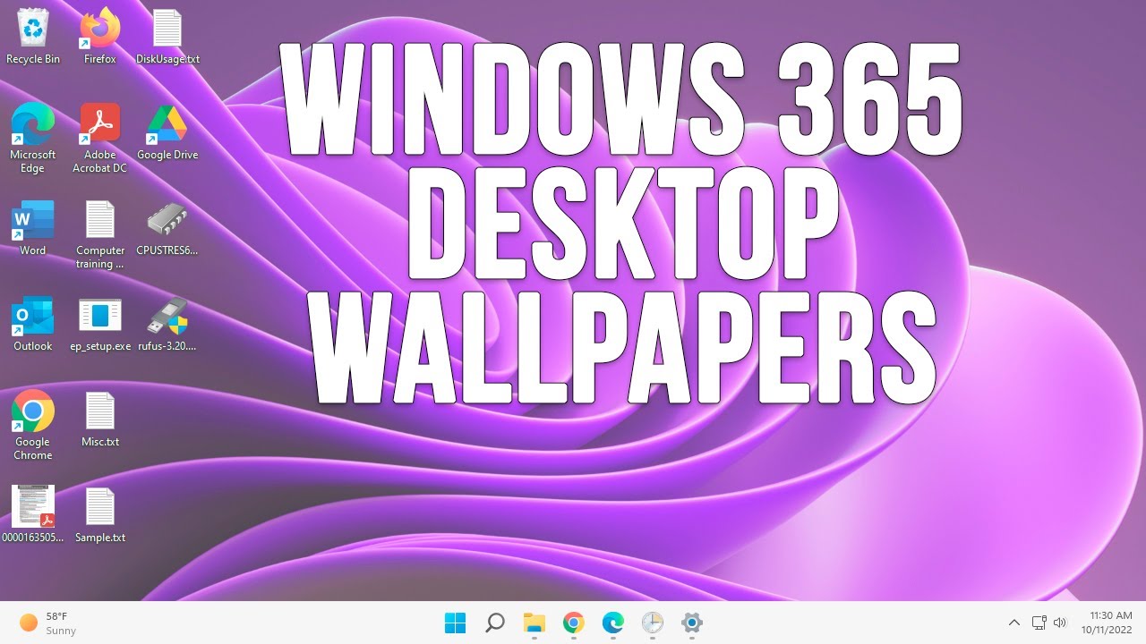 Use Windows 365 Desktop Wallpapers on Your Local Computer - YouTube