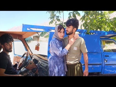 Going to work. Mohammad: Zainab and Mohammad's warm embrace