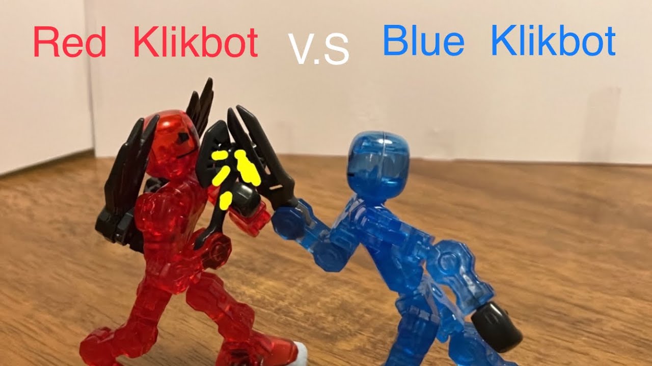Red Klikbot VS Blue Klikbot! - YouTube