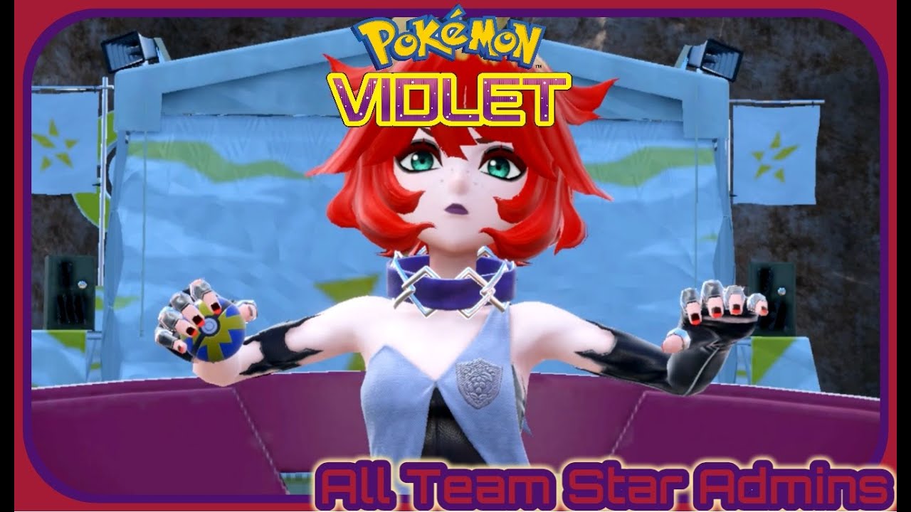 Pokemon Violet - All Team Star Admins - YouTube