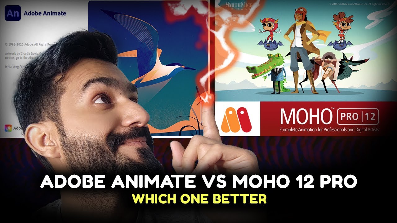Adobe Animate VS moho 12 pro things you need to know before start 2d ...