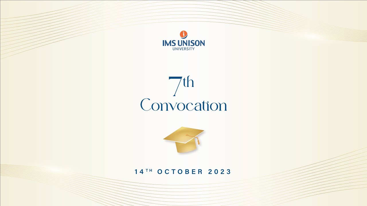 Convocation 2023 | IMS Unison University | Coming Soon - YouTube