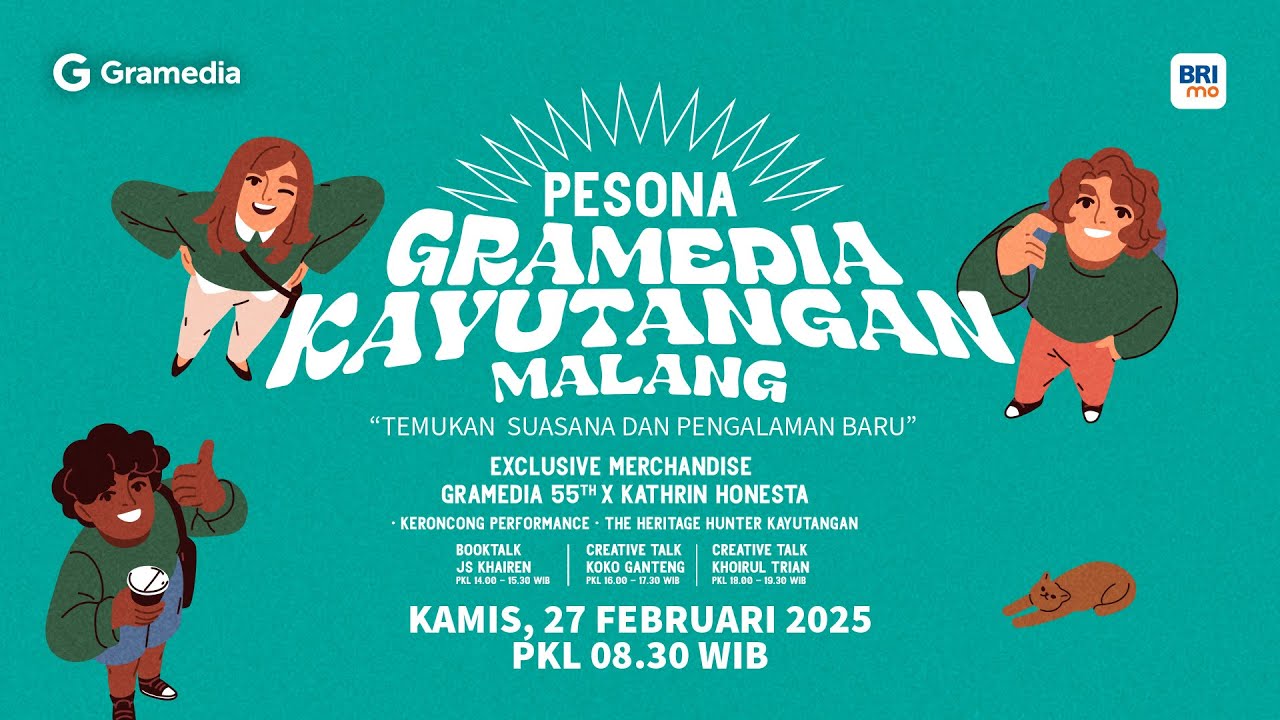 PEMBUKAAN TOKO GRAMEDIA KAYUTANGAN MALANG! #TumbuhBersama - YouTube
