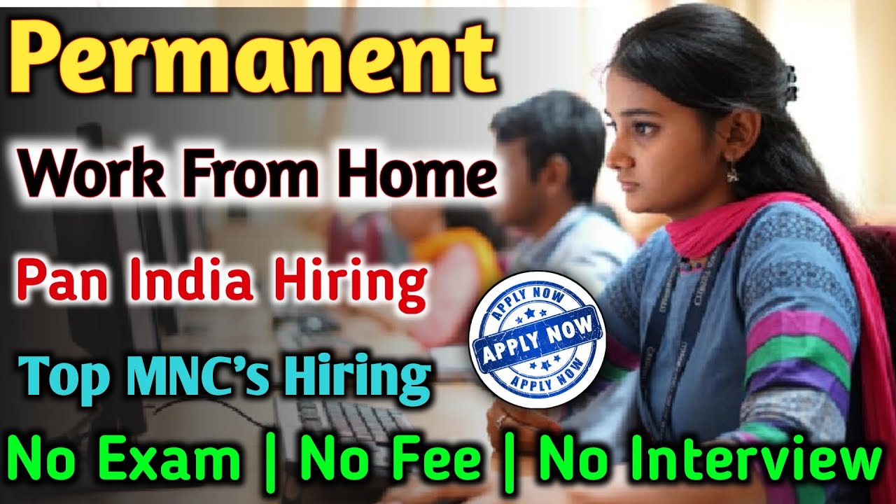 Pan india work from home jobs || ఎలాంటి మెమోస్ అవసరం లేదు || latest ...