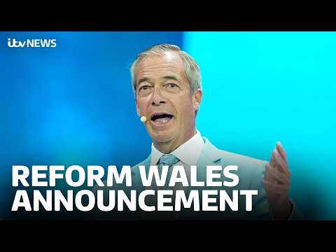 Watch LIVE: Nigel Farage announces new leader of Reform UK Wales