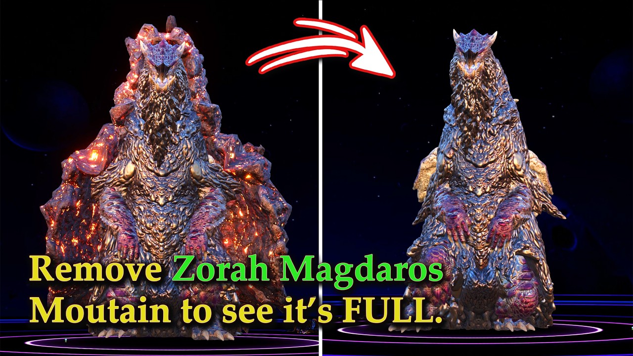 3d Model Revealed Zorah Magdaros Secrets You Never Knew 💪💪 Monster 5099