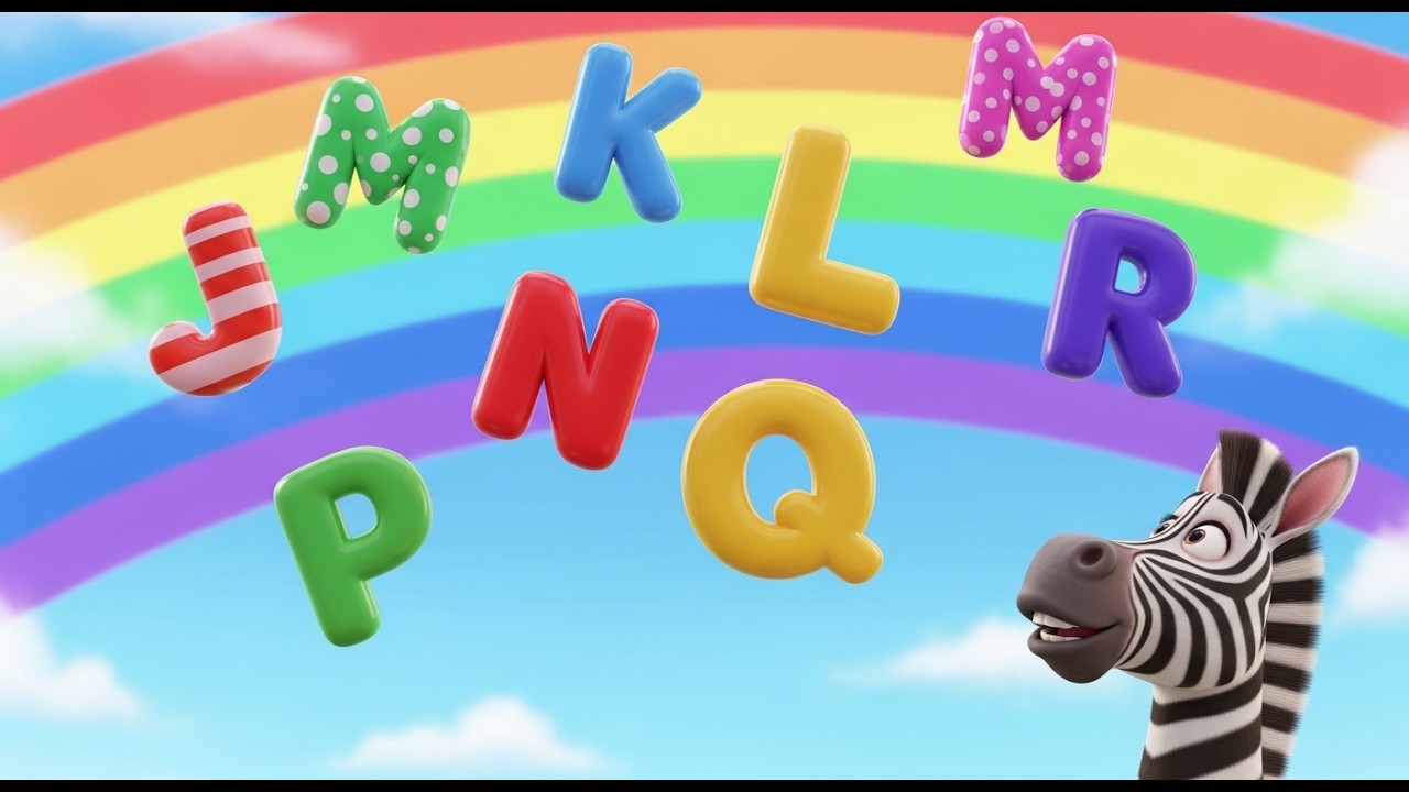Zany Zebra's ALPHABET ZOOM! Learn Letters FAST & Fun - YouTube