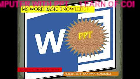 learn of computer with ppt - YouTube