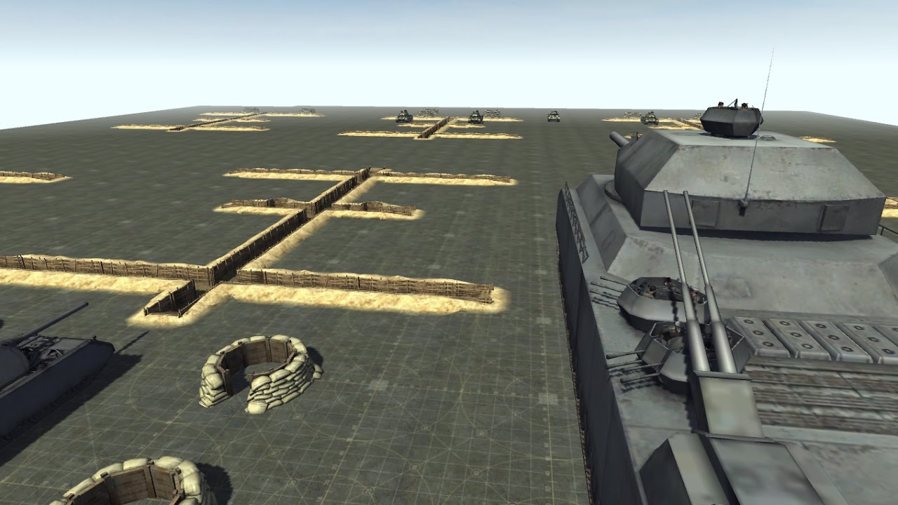 4 E-100, 3 Mays, 1 Ratte vs Russian Medium and Heavy Tanks - Men of War ...