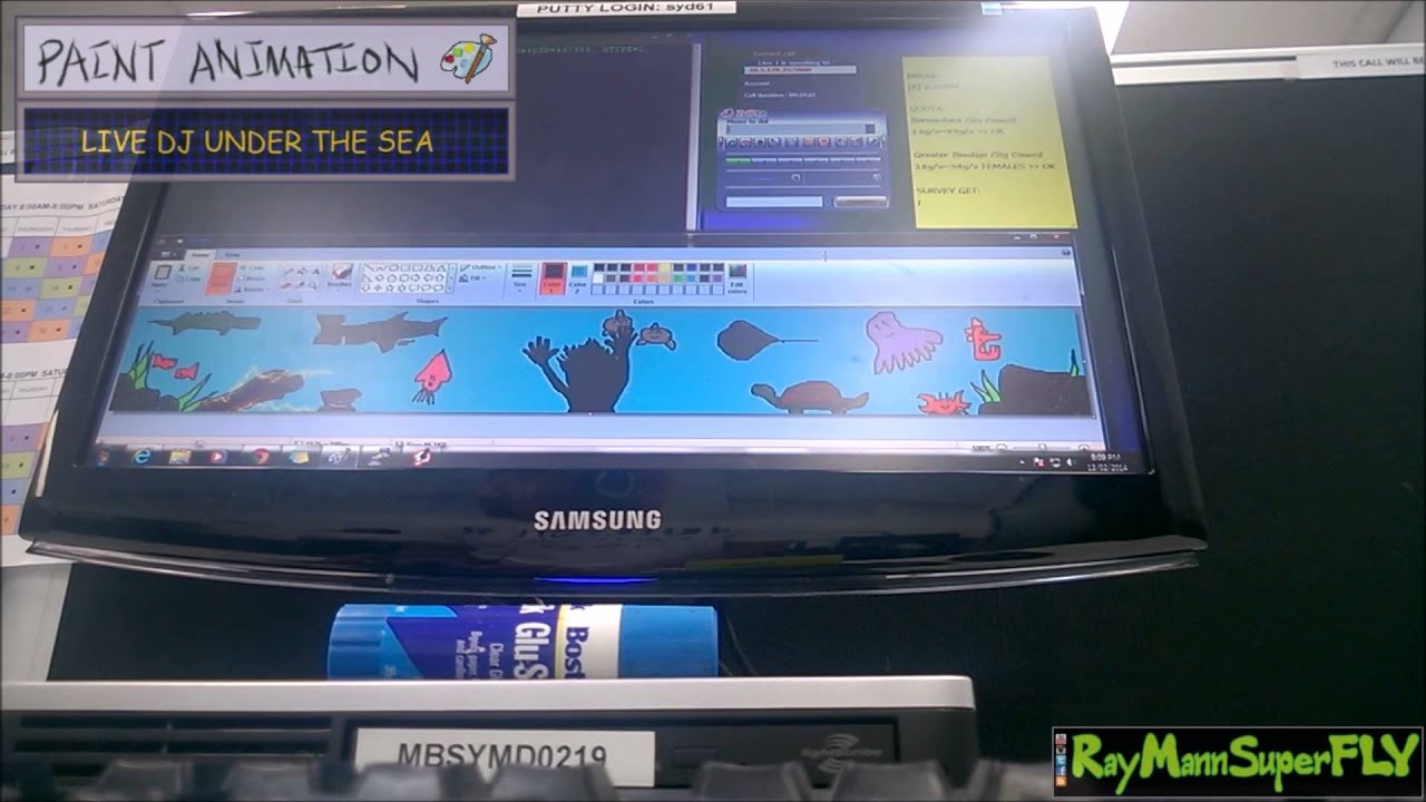 MS Paint Animation Series: Live DJ Under The Sea - YouTube