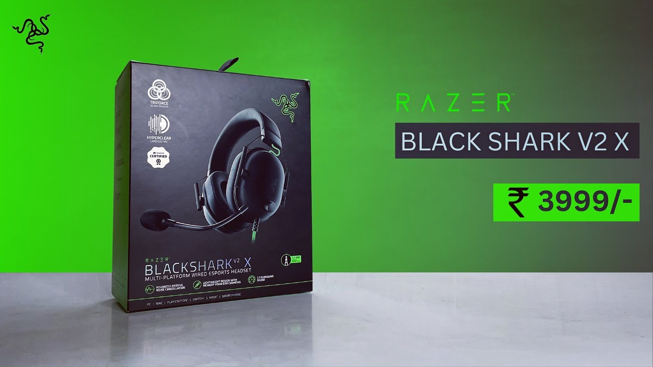 RAZER BLACKSHARK V2 X UNBOXING AND REVIEW | RAZER CHEAPEST HEADPHONE ...