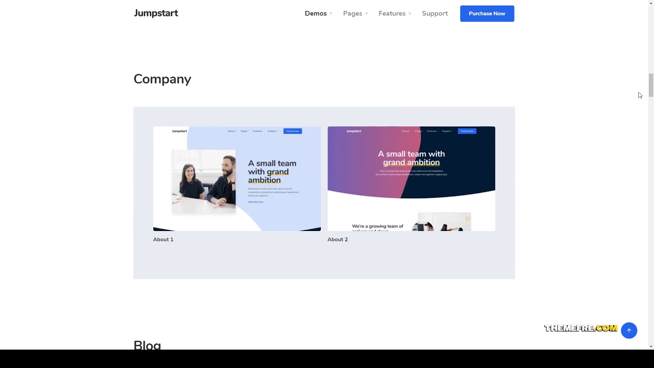 Jumpstart - App and Software WordPress Theme startup business Momotani ...