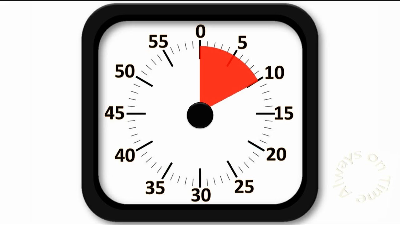 10 Minute visual timer - YouTube