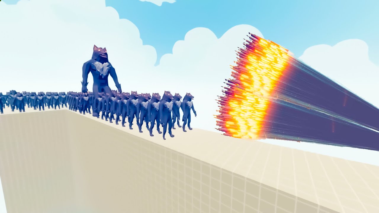 tabs100x WAR WOLF vs EVERY UNIT Totally Accurate Battle Simulator TABS ...