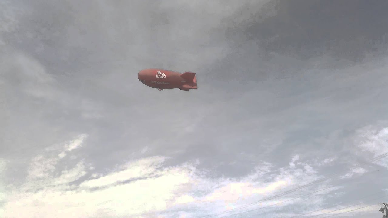 Red blimp 2 - YouTube