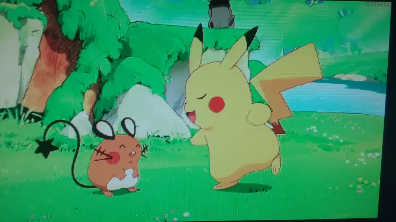 Dedenne And Pikachu