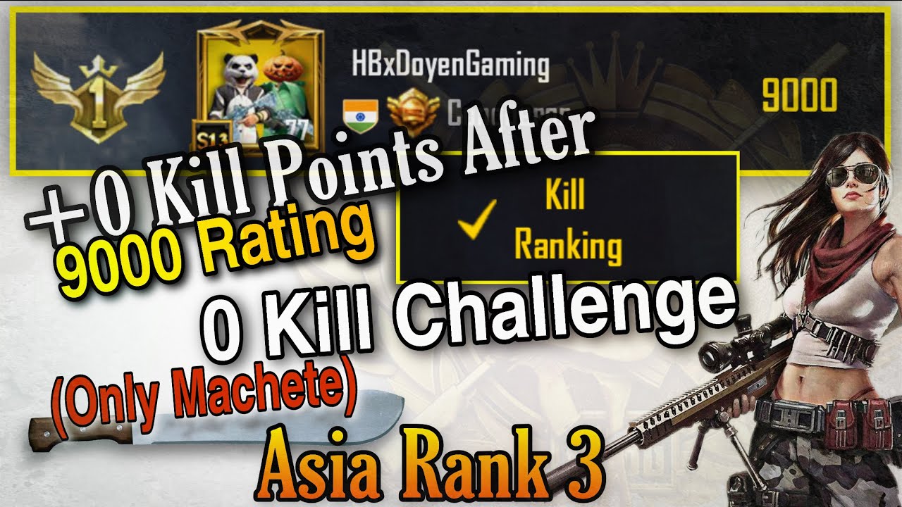 Asia Rank 3 | U Get Only Survival Points When Ur Kill Rating is Maxed ...